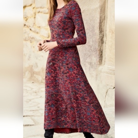 Peruvian Connection | Dresses | Peruvian Connection Red Floral Maxi ...